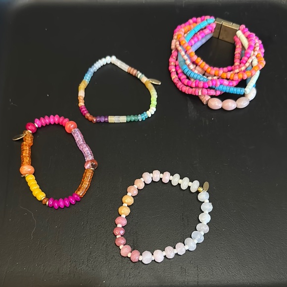 Anthropologie | Jewelry | Anthropologie Serefina Colorful Beaded ...
